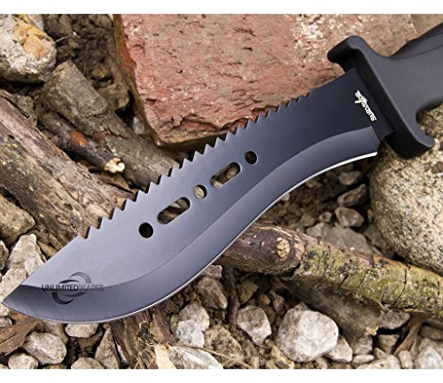Unlimited Wares Heavy Duty Military Tactical Survival Knife 12-Inch Ov
