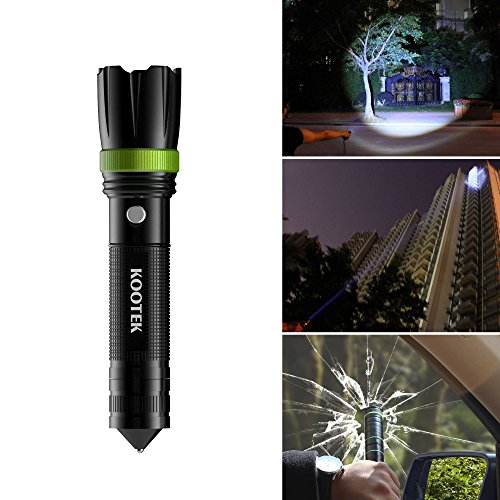 Kootek Tactical Flashlight Knife K1 Multifunctional Self Defense Survi
