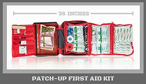 Patch-Up First Aid Kit (270 Pieces-39 Unique Items) for Family Emergen
